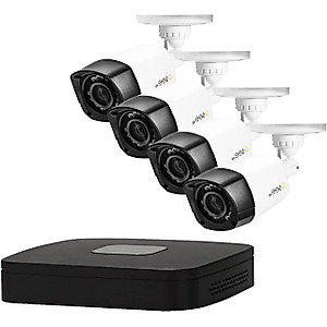 Q-See HeritageHD QC904-4V2-1 4-Channel Network DVR Surveillance Kit w-1TB Hard Drive & 4 IP66 720p AnalogHD Cameras