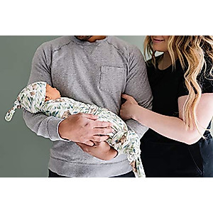 Copper Pearl Large Premium Knit Baby Swaddle Receiving Blanket Bear