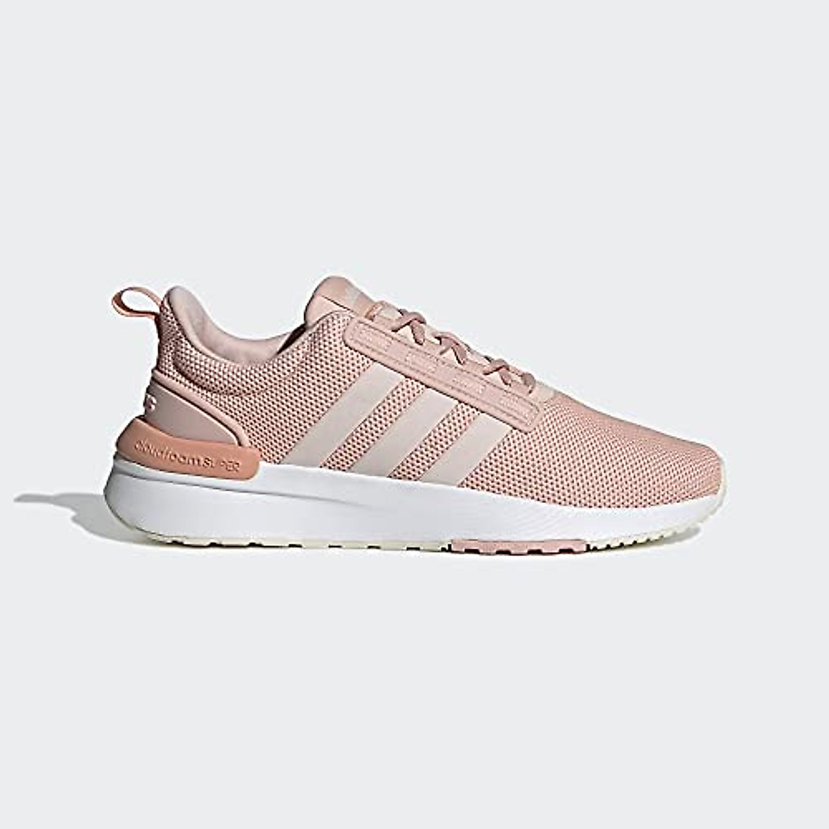 adidas Women's Racer TR21 Running Shoe, Vapour Pink/Chalk White/Black-White Box, 8