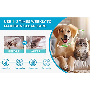 YUVEXAHOO PET Teeth Cleaning Wipes for Dogs & Cats, No-Rinse Finger Toothbrush, Reduces Plaque & Freshens Breath Teeth Care Wipes,Disposable pet Cleaning and Gum Care Wipes, 50 Count