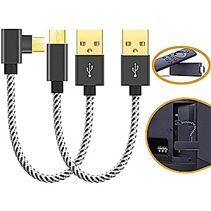 USB Cable for Fire Stick, Micro USB Power Cable for Amazon Fire Stick, Power up Your Fire Stick from Your TV's USB Port, Chromecast, Roku Stick, TiVo Stream 4K, 2 Pack
