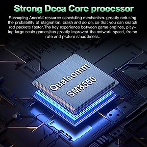 MOONTERGEER S23 Ultra Cell Phone 6GB + 128GB, 7.3" Display, Smartphone Android 13, 64MP Mobile Phone, 6800 mAh (Color : Green)