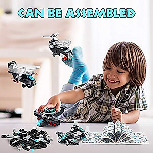 VATOS STEM Robot Building Toys, 577 PCS Construction Toys 25-in-1 STEM Toys for 6 Year Old Boys Creative Building Bricks Engineering Vehicles Blocks Kit for Kids Age 6 7 8 9 10 11 Year Old