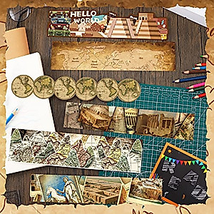 Patelai 118 Feet Classroom Bulletin Board Borders World Map Bulletin Board Borders Travel The Map Paper Borders Classroom Bulletin Board Trim for Back to School Chalkboard Whiteboard Decorations