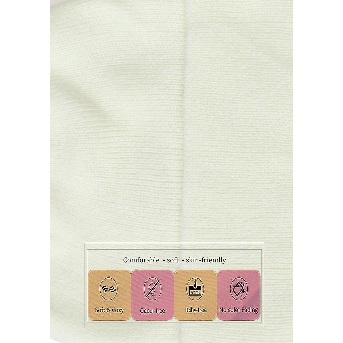 Urban Virgin 4 Packs Toddler Girls Winter Hats Infant Boys Beanie Soft Baby Caps Beanies Kids Knit Winter Hats 4Packs A-Lightpurple S(3Months-2T)