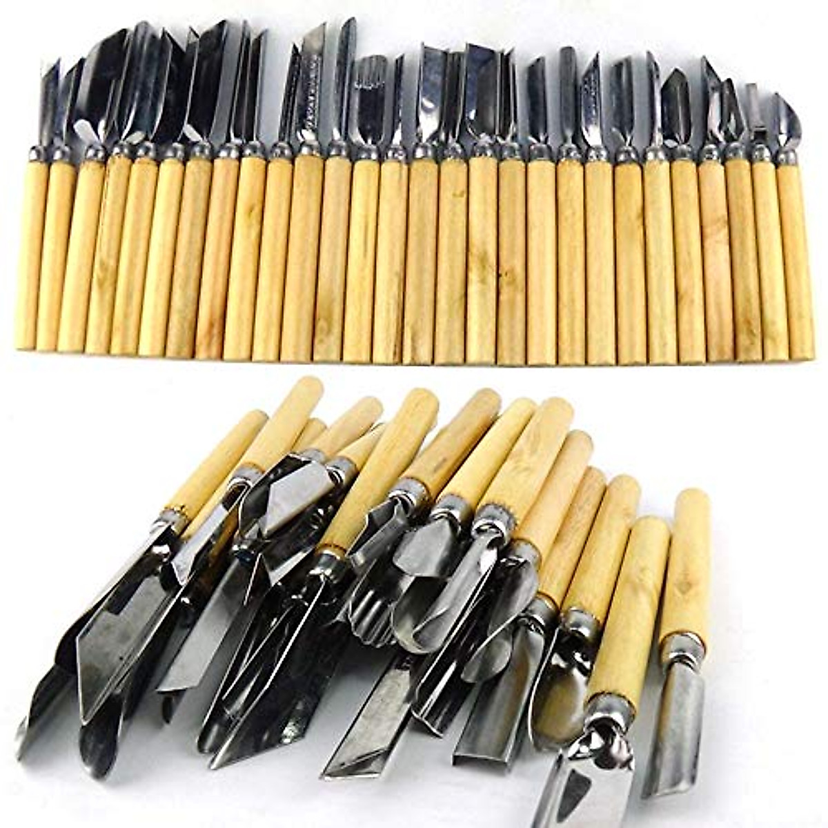 WUPYI 80pcs Kitchen Carving Tools Kit,Portable Vegetable Fruit Food Peeling Carving Tools Kit Culinary Carving Tool Set Fruit Veg Garnishing Making for Chef DIY with Carry Box