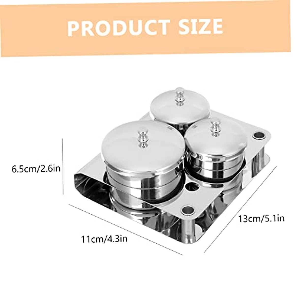 NIYANGLE 5 Sets Nail Dappen Dish Nail Holder Guasha Tool Metal Tray Nail Tool Kit Uñas Acrilicas Nail Art Use Cup Nail Art Cleaning Tool Nail Liquid Holder Nail Brush Nail Polish Bracket