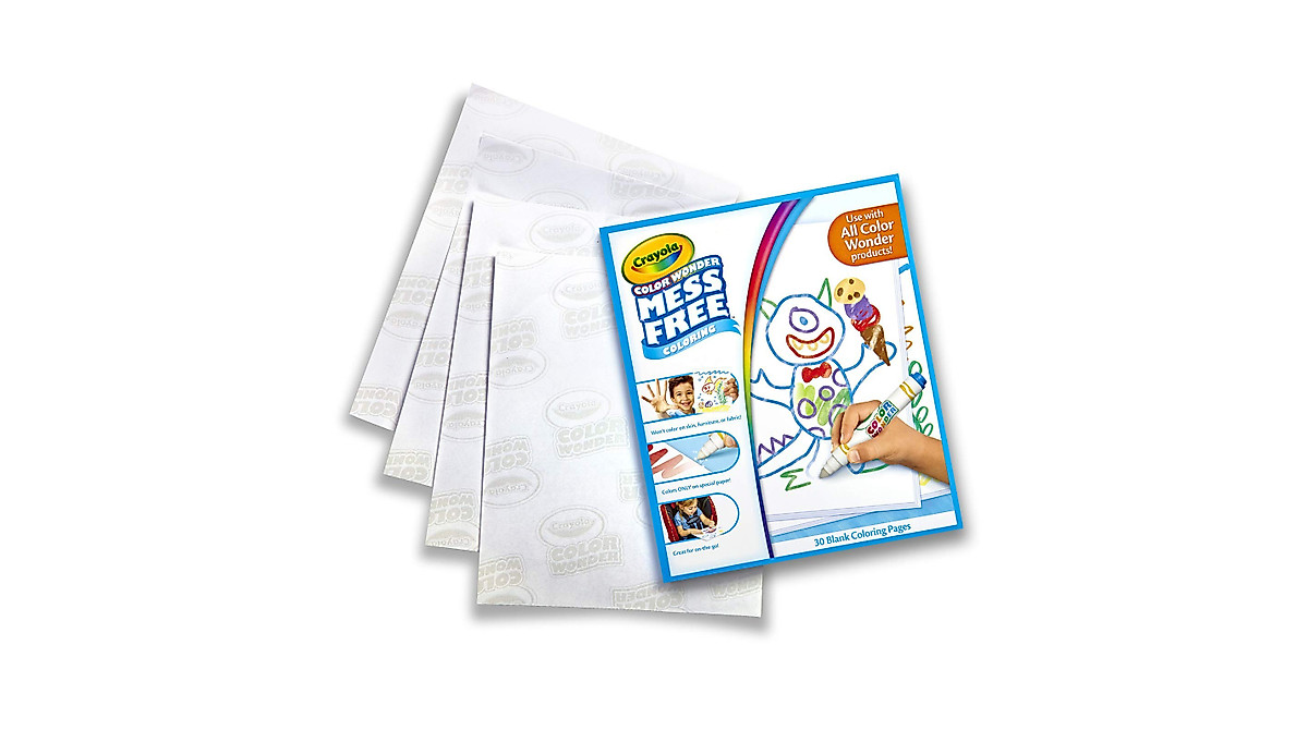 Crayola Color Wonder Mess Free Coloring - 30 Blank Pages