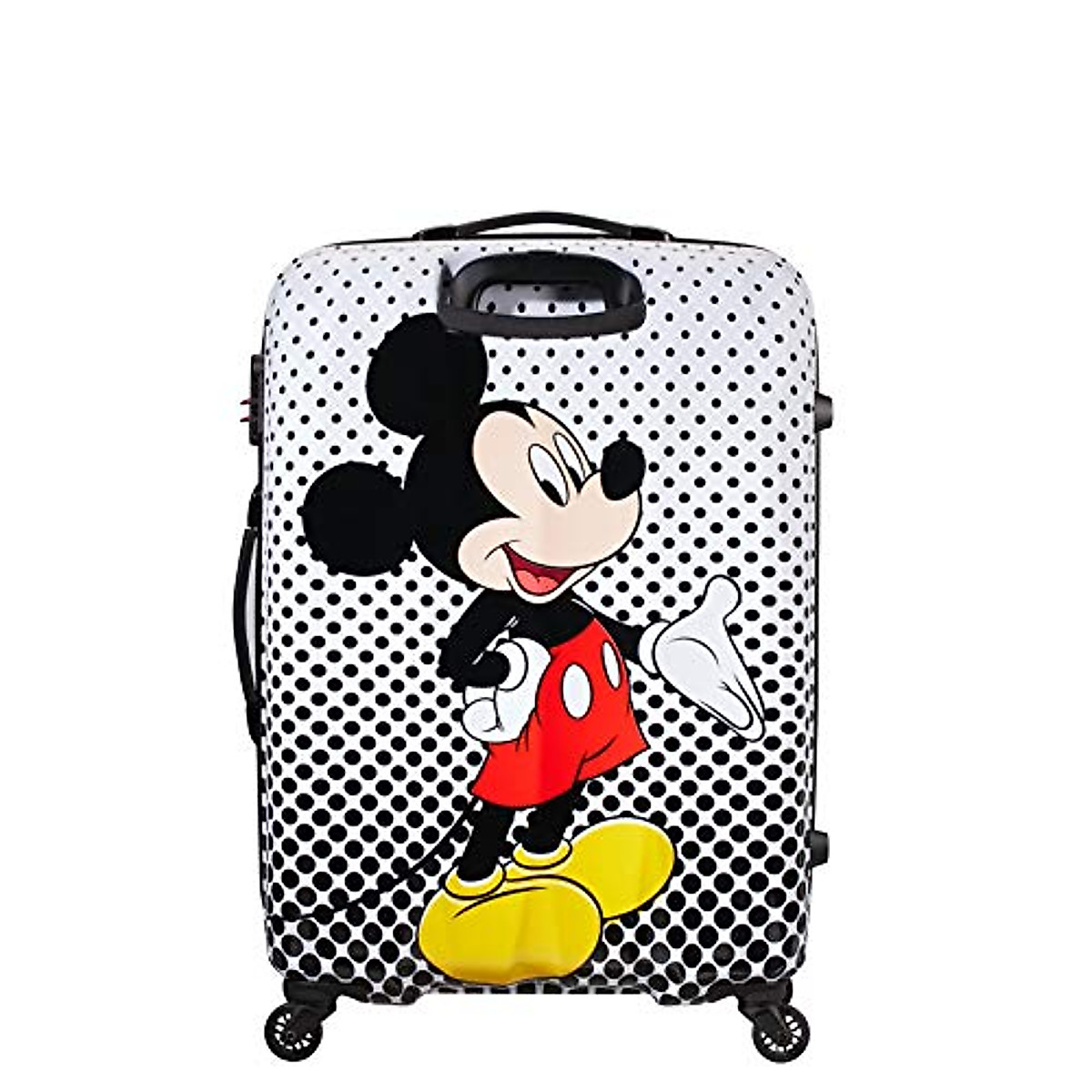 American Tourister Hand Luggage, Multicolour (Mickey Mouse Polka Dot), L (75 cm - 88 L)