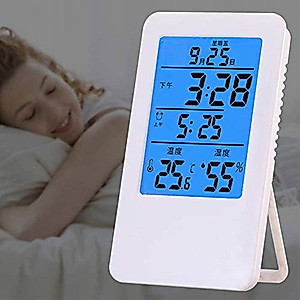 WODMB Thermometer Digital Indoor Thermometer Hygrometer with Humidity Guage, Accurate Temperature Humidity Monitor Meter with Touch Indoor