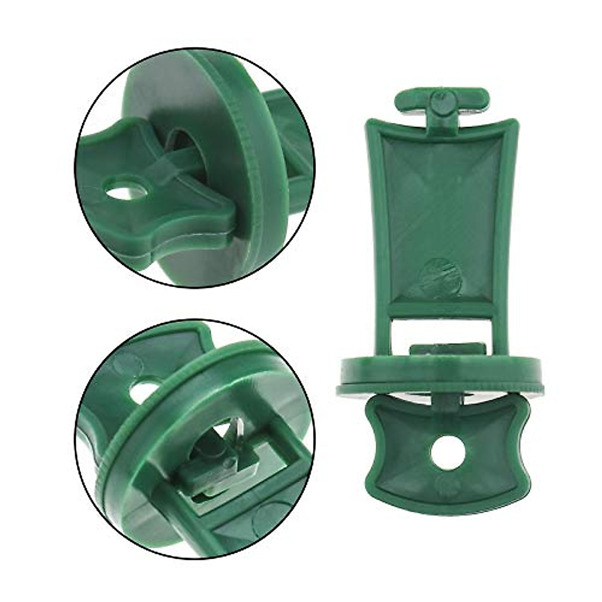 Creative-Idea 50 Set Greenhouse Support Clip,for Bubble Wrap Sunshade Net Insulation Shading Winter Summer