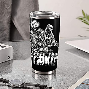 DOINB TIAN Insulated Tumbler Escape From Tarkov Stainless Steel Coffee Cup 20 Oz Vacuumvacuumtravel Mug