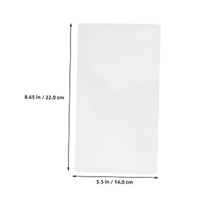 CHILDWEET 10pcs Board Drawing Board Painting Mat 3D Pen Drawing Mat 3D Pen Mat 3D Pen Accessories 3D Pen Drawing Tool Basic Template 3D Drawing Paper Templates White PVC