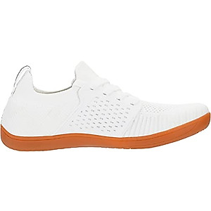 WHITIN Men's Extra Wide Width Trail Road Running Shoes Minimalist Barefoot Sneakers Wide Toe Size 10W Workout Fitness Low Zero Drop Lightweight White 43