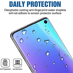 ToneGod 2 Pack Galaxy S10 Screen Protector, [Bubble Free] [High Definition] Anti-Scratch [Case Friendly] 3D Curved Screen Protector Compatible Galaxy S10