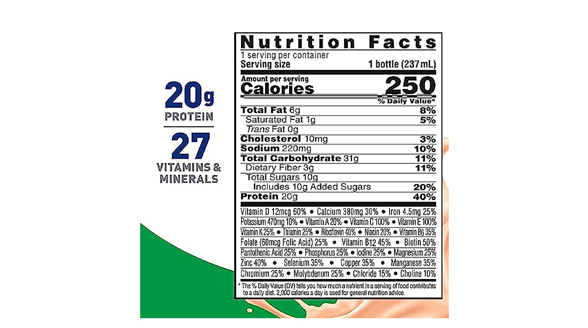 BOOST High Protein + Fiber Drink: Muscle & Digestion Support