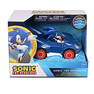 NKOK Sonic The Hedgehog All Stars Racing Pull Back Action, Video Game Legend, Speed Star by Tails, No Batteries Required, Pull Back – Release - and Watch it go, Great Gift