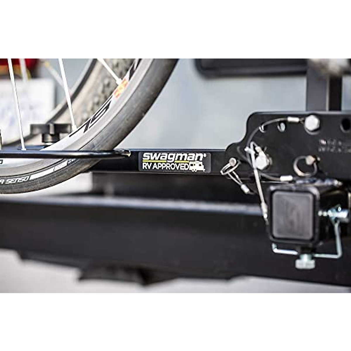 Swagman Bicycle Carrier TRAVELER XC2 RV Approved Hitch Mount Bike Rack , Black