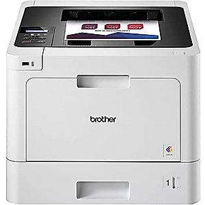 Brother Color HL-L8260CDW Single-Function Wireless Laser Printer, White - Print Only - 33 ppm, 600 x 2400 dpi, 8.5 x 14 Print Size, Auto 2-Sided Printing, Ethernet