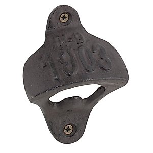 Harley-Davidson 1903 Rugged Cast Iron Bottle Opener, Hardware Included HDL-18567