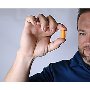 Quality Foam Earplugs 50 Pair- 32dB Noise Cancelling Disposable Individually Wrapped Packaged Bulk in Pairs Soft for Sleeping Travel Concert Shooting Hunting Study Work Construction Safety Orange