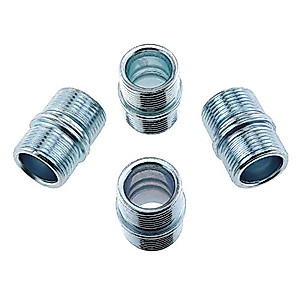 E-outstanding Metal Rack Connector 4pcs 1Inch/25.4mm Wire Rack Shelve Unit Pole Connector Storage Shelf Shelving Holder Connection Nuts Replacement Parts (ID: 16mm, OD: 23mm)