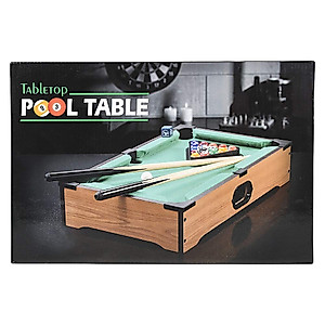Mini Pool Table for Kids - Small Tabletop Pool Table for Adults and Kids - Fun Portable Mini Billiards Game - Great for Cats - Srenta