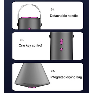 Mini Dryer, 110V Multifunctional Portable Clothes Dryer with Low Noise for Camping Hiking Business Trips Rainy Days