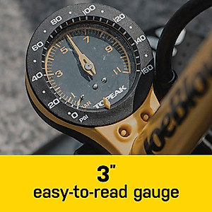 Topeak Joe Blow Sport III High Pressure Floor Pump,Yellow