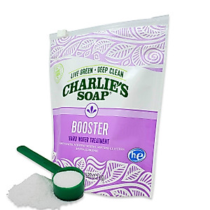 Charlie's Soap Booster & Hard Water Treatment 160 Loads (2.64 Lbs, 1 Pack) Natural Powdered Water Softener and Laundry Booster – Safe and Effective