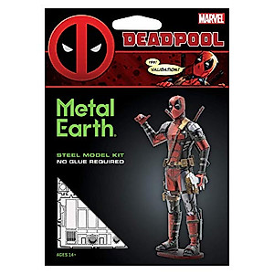 Fascinations Metal Earth Marvel Deadpool 3D Metal Model Kit