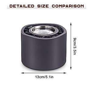 BRIAN & DANY Tabletop Fire Pit, Mini Rubbing Alcohol Fireplace ​for Indoor Outdoor