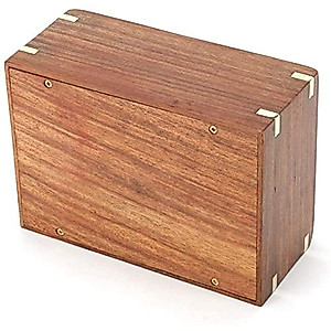 Wooden Pet Memorial Keepsake Cremation Urns for Ashes Pet Urn Wood Keepsake Box Urns for Cat Dogs Ashes | Cat Memorials