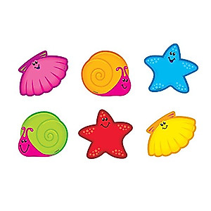 TREND ENTERPRISES, INC. Seashore Friends Mini Accents Variety Pack, 36 ct
