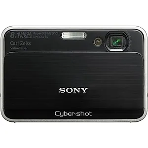 Sony Cybershot DSC-T2 8MP Digital Camera with 3x Optical Zoom (Black)