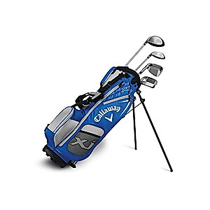 Callaway Golf Xj Junior Golf Set, Level 2, 6 Piece Set, Right Hand, Blue
