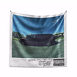 Tiango Kendrick Lamar "good kid, m.A.A.d city (Deluxe)" Art Music ALBUM Hanging Flag Banner, 3x3ft
