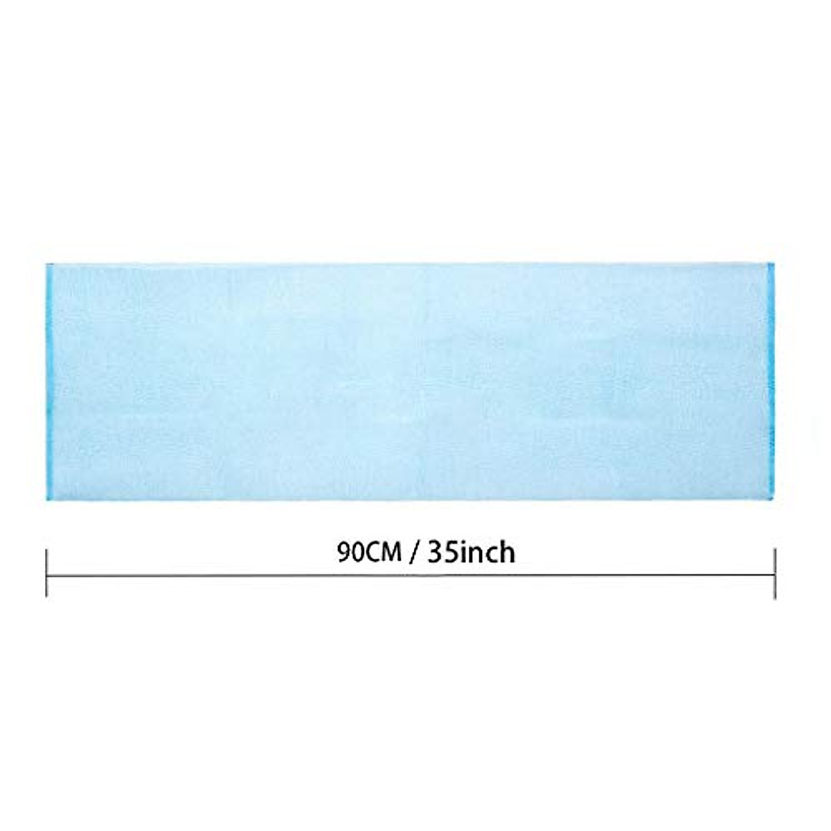 Exfoliating Washcloth Towel Japanese Washcloth Nylon Bath Wash Towel Korean Exfoliating Towel Beauty Washcloth Sponge Loofah Body Scrub Back Scrubber for Shower Cloth 3 Pack by ARCH&M (Blue x 3)