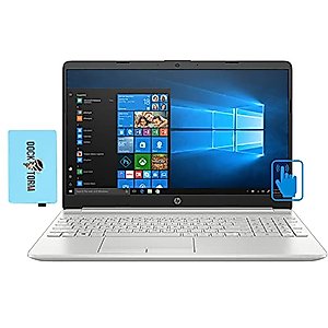 HP 15t Home & Business Laptop (Intel i7-1255U 4-Core, 32GB RAM, 1TB PCIe SSD, Intel Iris Xe, WiFi, BT, Integrated Webcam, Fingerprint, Backlit KYB, 1xUSB 3.2, 1xHDMI, Win 11 Pro) w/Hub