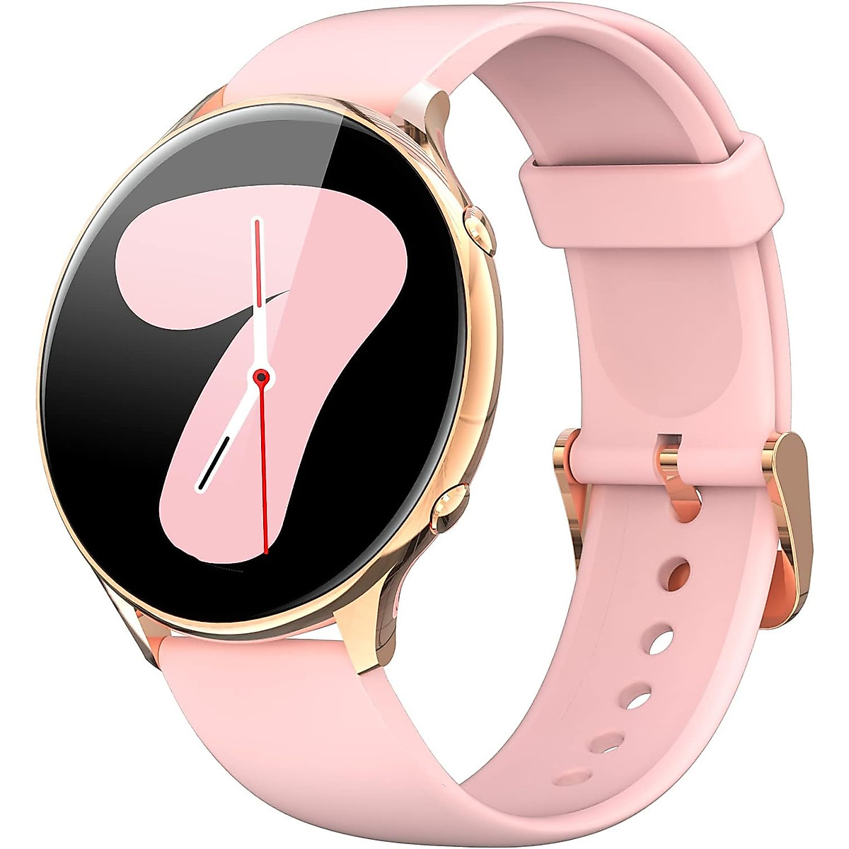 EIGIIS Smart Watch for Women 2023 HD Smartwatch for iPhone and Android Phones 3ATM Waterproof Fitness Watch with Heart Rate Blood Oxygen Temperature Monitor Sleep Tracker Pedometer