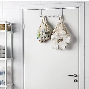 I-K-E-A KUNGSFORS Mesh Storage Organizer Bag Set of 2 Natural 100 % cotton