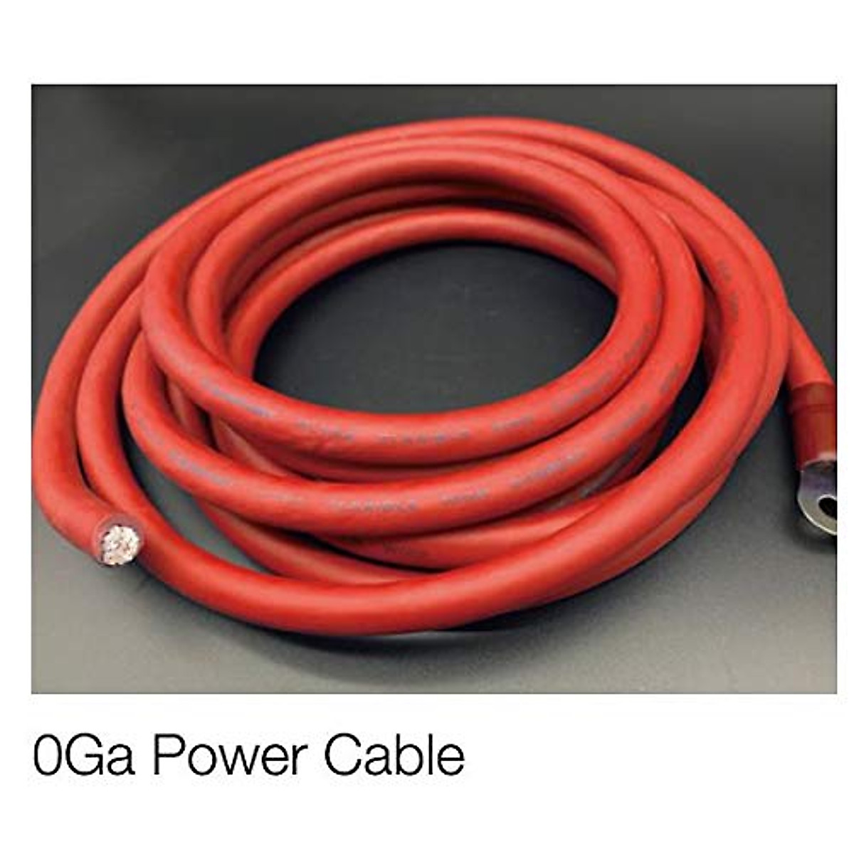 Blaupunkt AMK00R Car Audio Amplifier 0 Gauge Wiring Kit RED