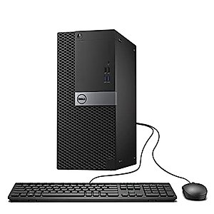 Dell OptiPlex 5040-T, Core i7-6700 3.4GHz, 16GB RAM, 480GB Solid State Drive, DVDRW, Windows 10 Pro 64bit, (Renewed)