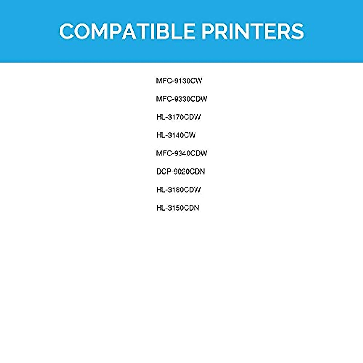 LD Compatible Toner Cartridge Replacements for Brother TN221 & TN225 High Yield (2 Black, 2 Cyan, 2 Magenta, 2 Yellow, 8-Pack)