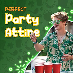 Windy City Novelties 12 Pack Green Retro Sunglasses