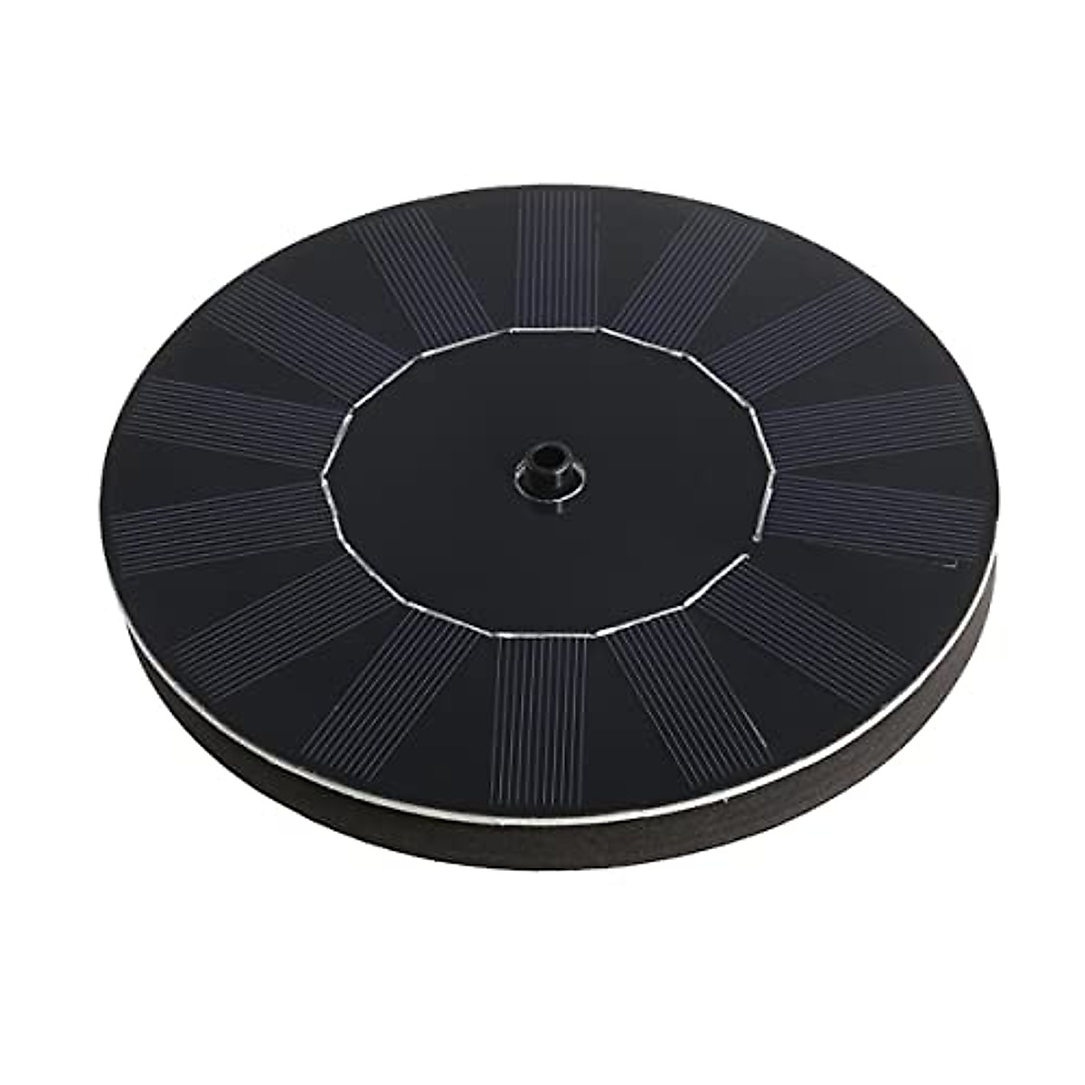 BESPORTBLE Fountain Pond Different Professional Fontain Pump, for Garden Park Pump Tank, Pond, Black Floating Solar and Pool Bird Water W Bath, Round Fish with Nozzles Decoration Waterfall