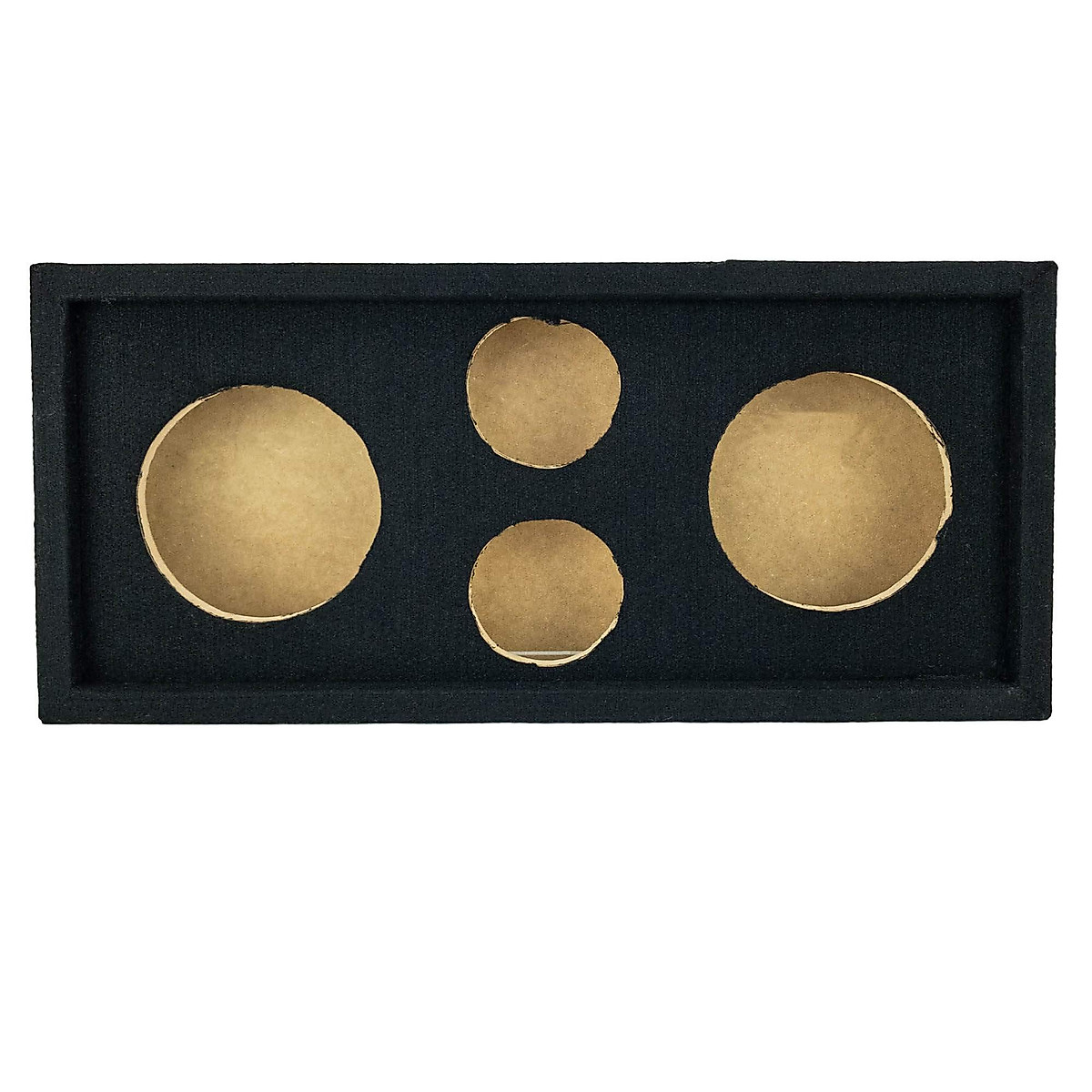 Q Power Car Audio Subwoofer Enclosure Box Chuchero for 10" Mids and 3" Tweeters