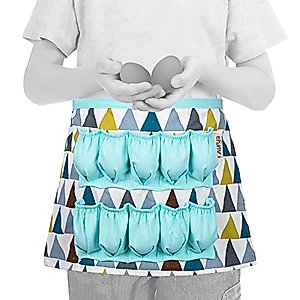 Aurya Kids Egg Apron, Chicken Eggs Collecting Gathering Holder Apron, Hen Duck Goose Eggs Holder Apron for Children