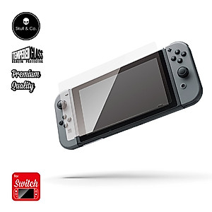Skull & Co. Tempered Glass Screen Protector for Nintendo Switch (2-PACK)
