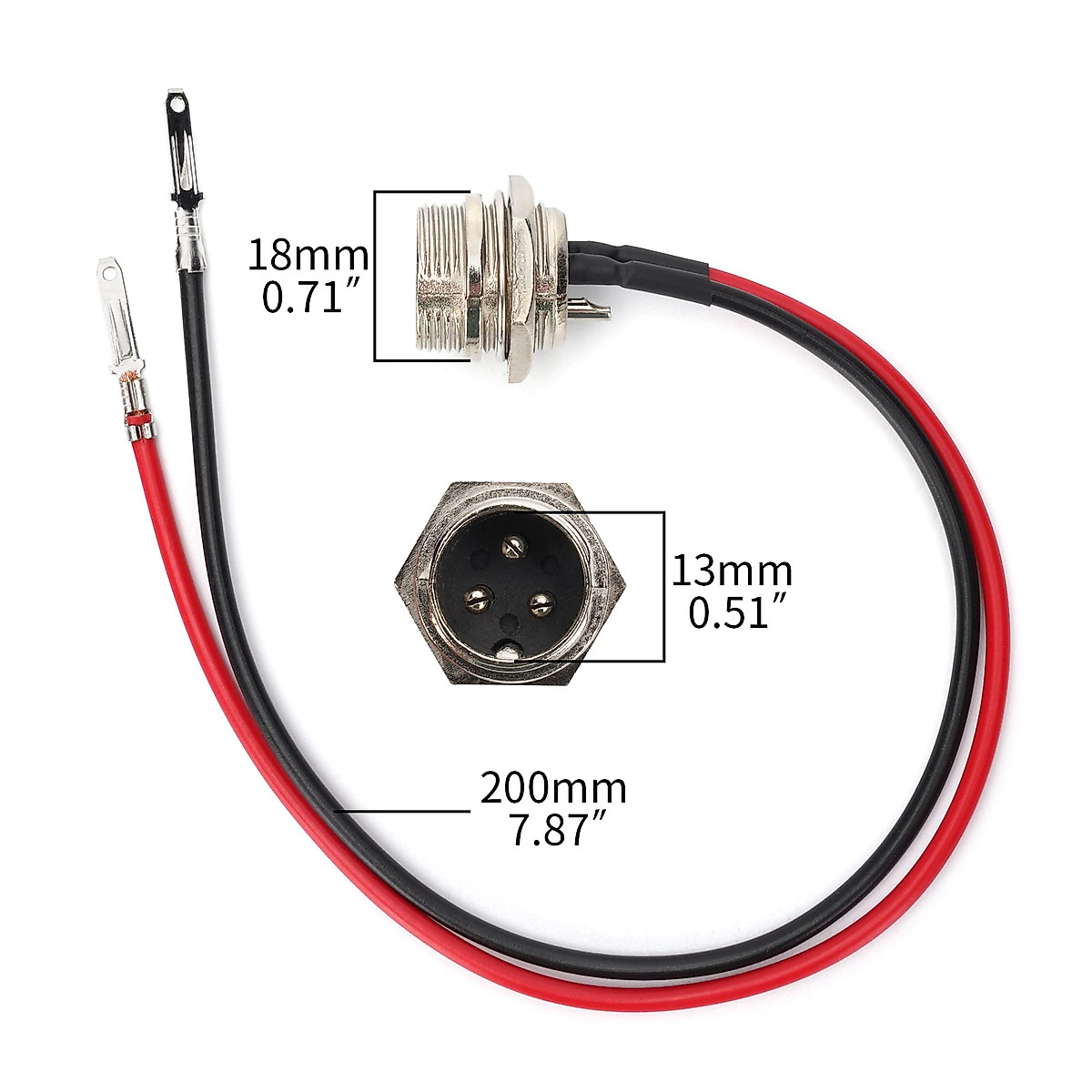 Charger Port - 2 wire (Razor Pocket Mod, Dirt Quad, Dirt Rocket MX350)